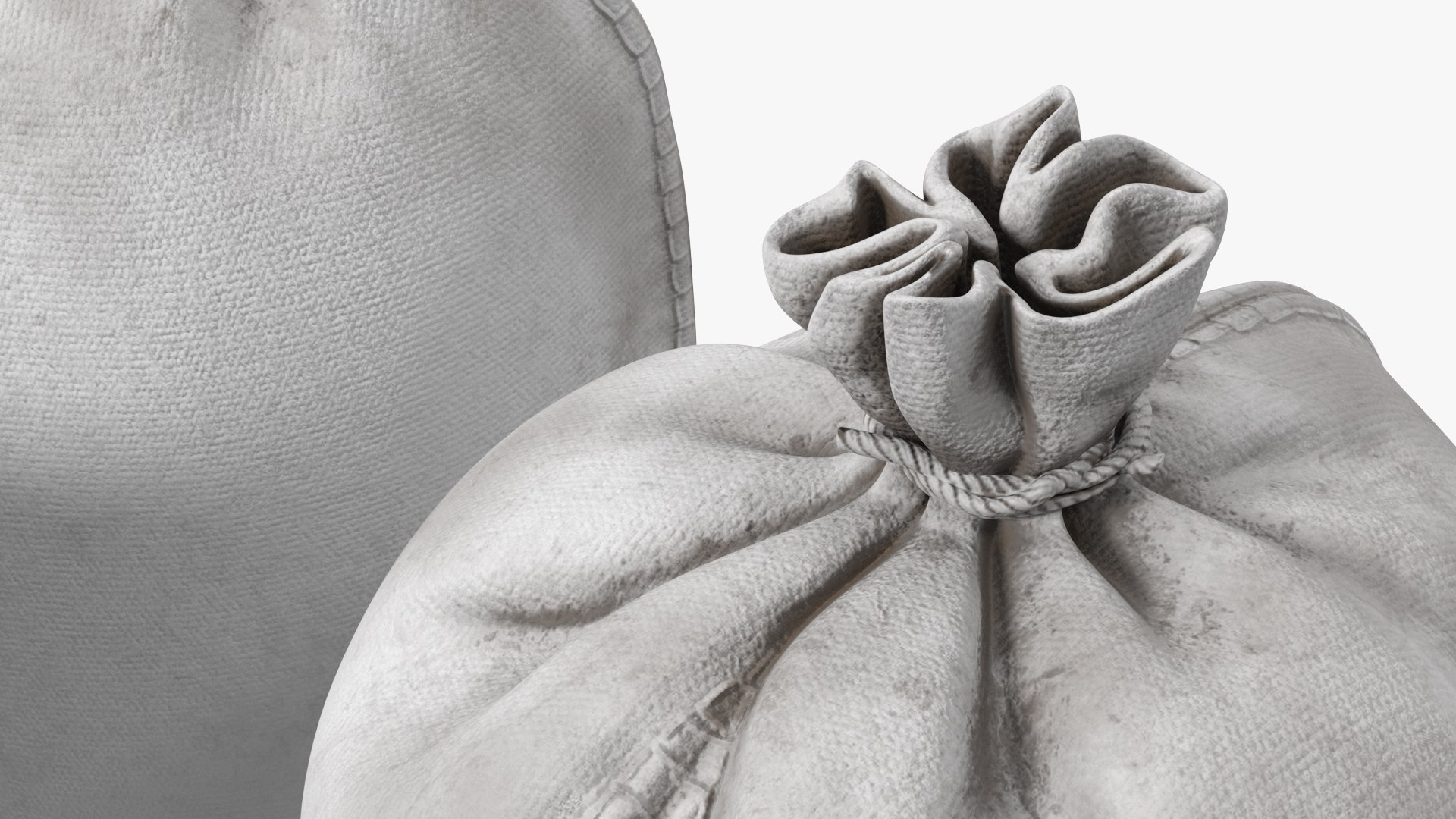 3D Model White Polypropylene Sandbags Dirty - TurboSquid 1778359