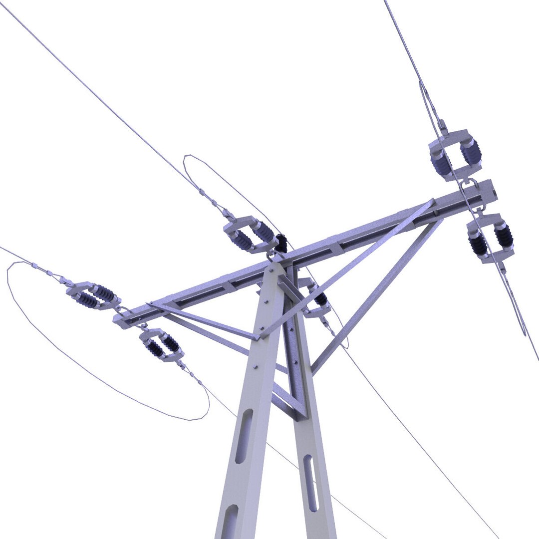 3D High Voltage Power Line Game Simulator Mods 20 - TurboSquid 1864111