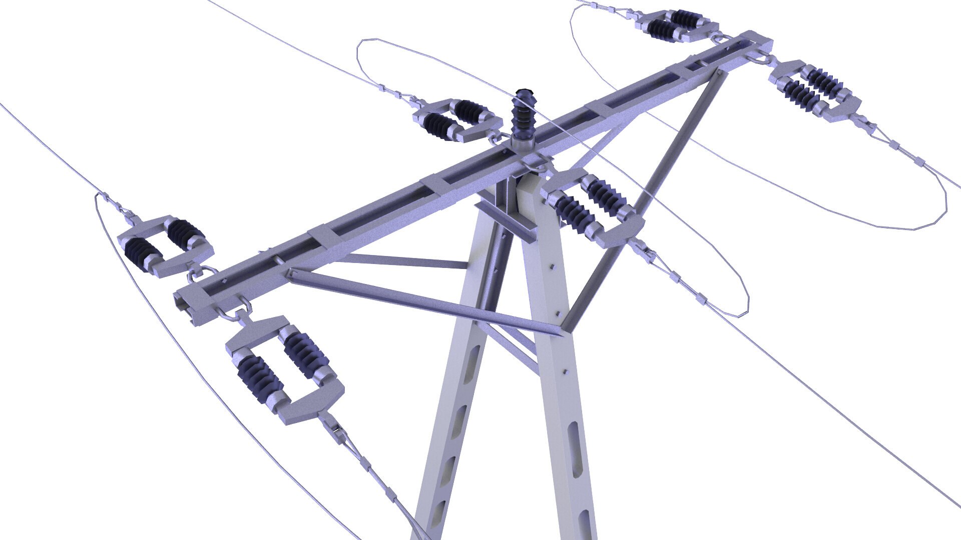 3D High Voltage Power Line Game Simulator Mods 20 - TurboSquid 1864111