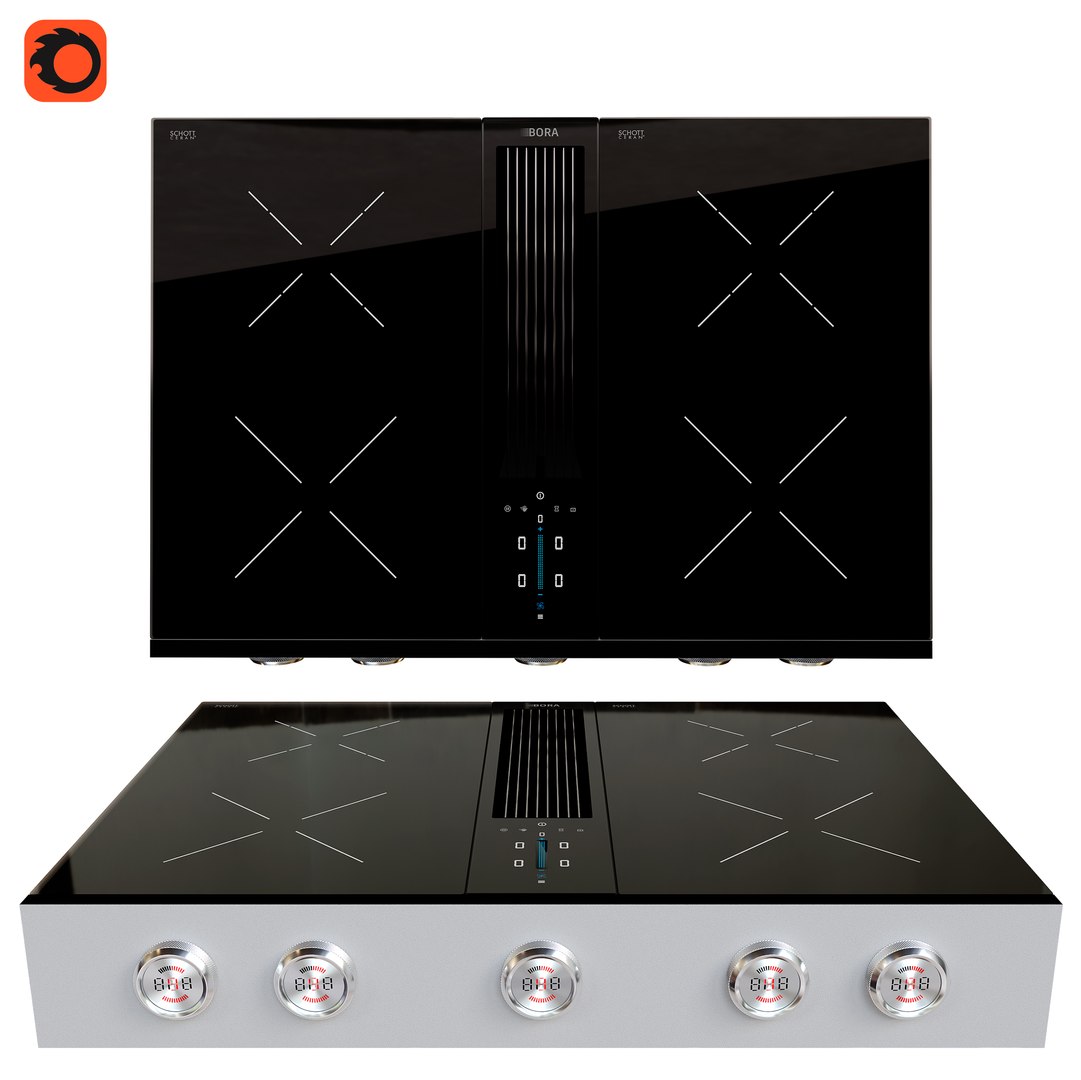 3D Model Bora Pro Integrated Cooker - TurboSquid 1614679