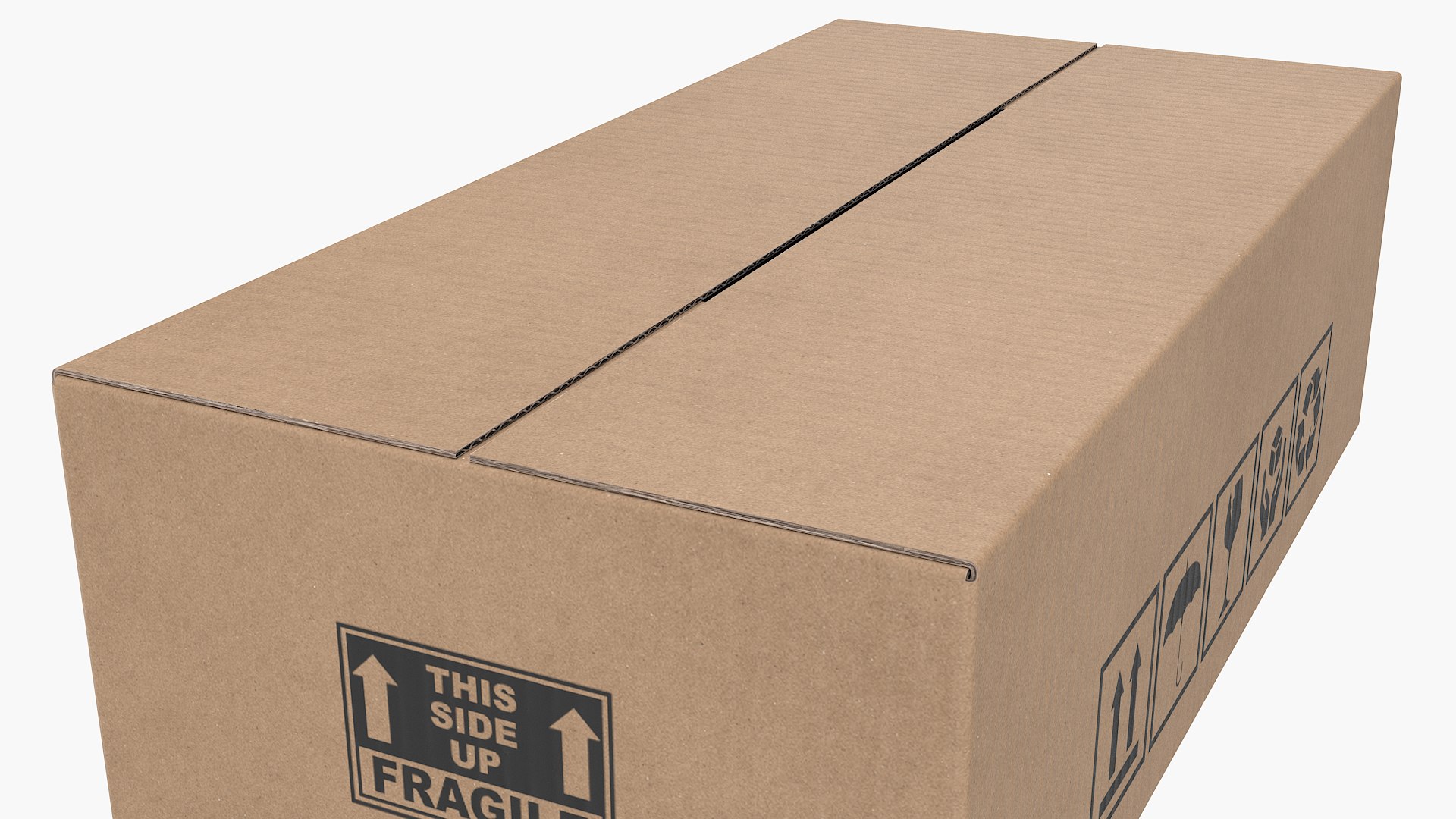 Cardboard Box 6 Closed 3D - TurboSquid 2180088