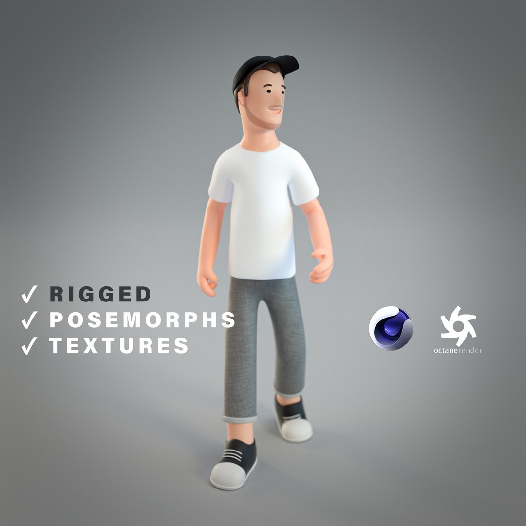 3D Stylized Character KYLE - TurboSquid 1817550