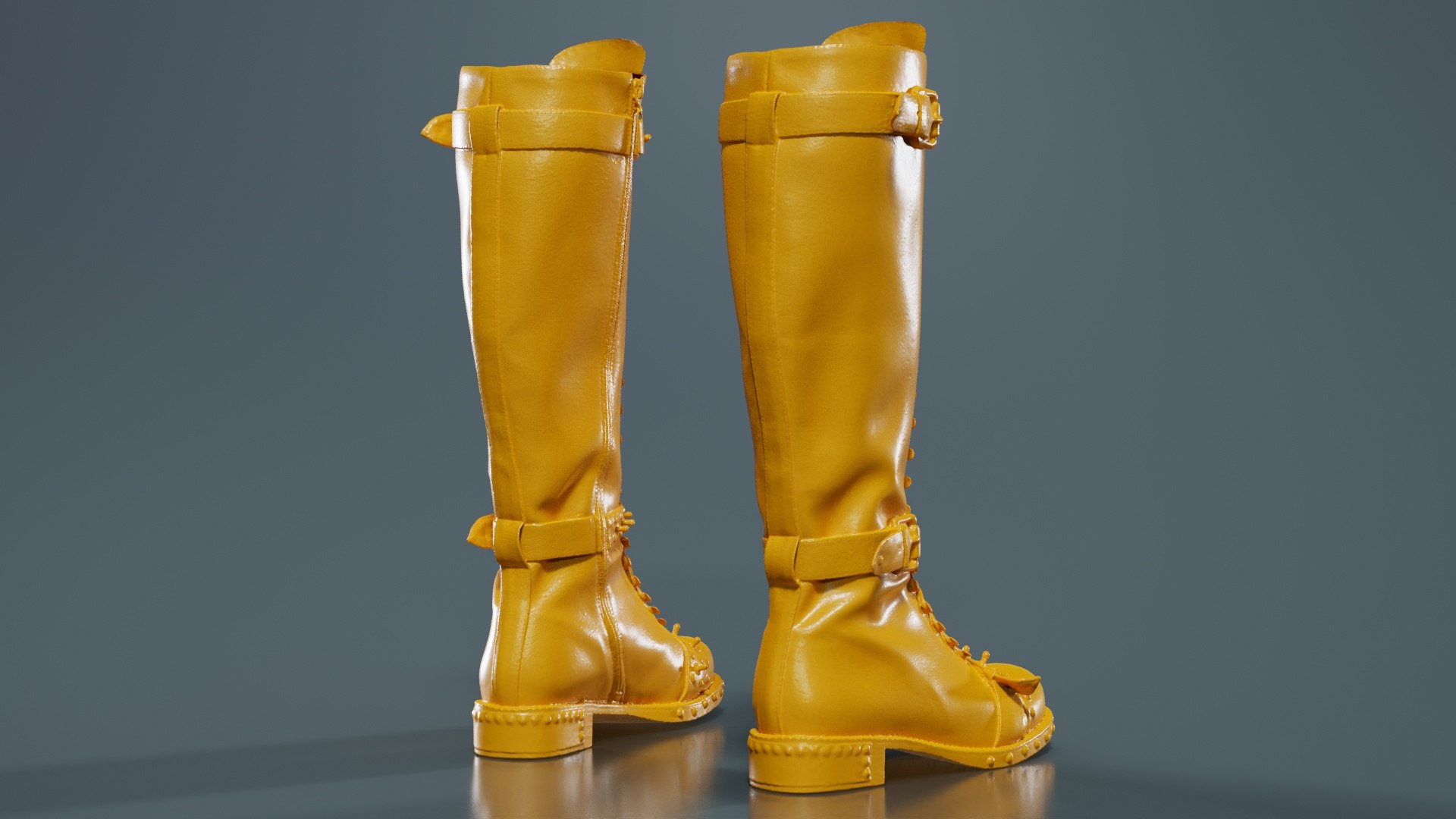 Stud Boots Remastered Model - TurboSquid 2361220