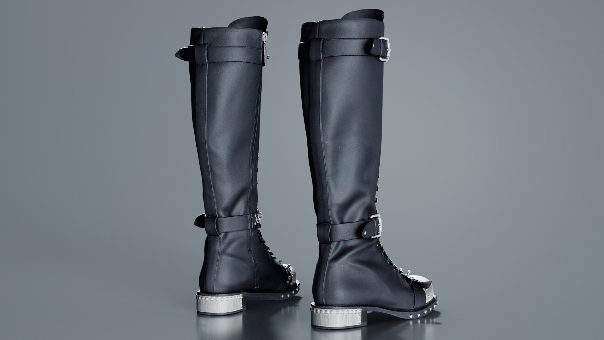 Stud Boots Remastered Model - TurboSquid 2361220