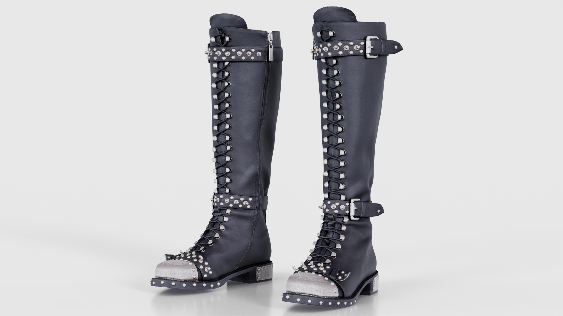 Stud Boots Remastered Model - TurboSquid 2361220