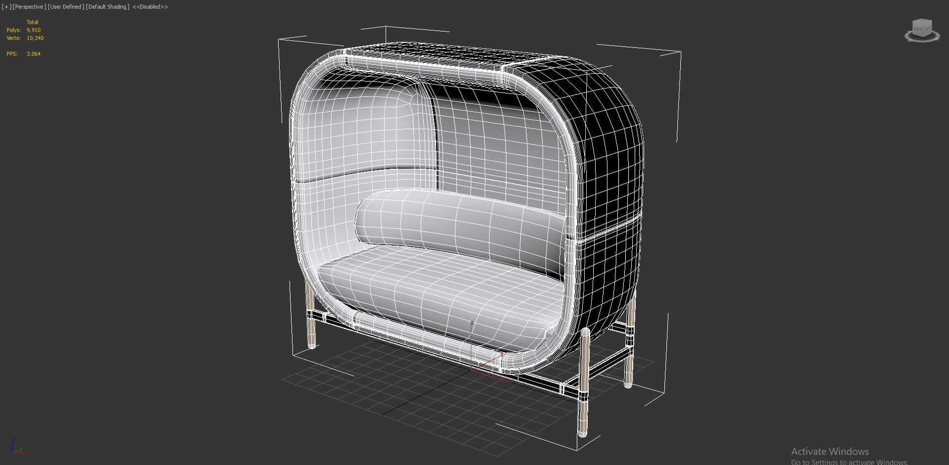 3D Capsule Sofa Model - TurboSquid 1722539