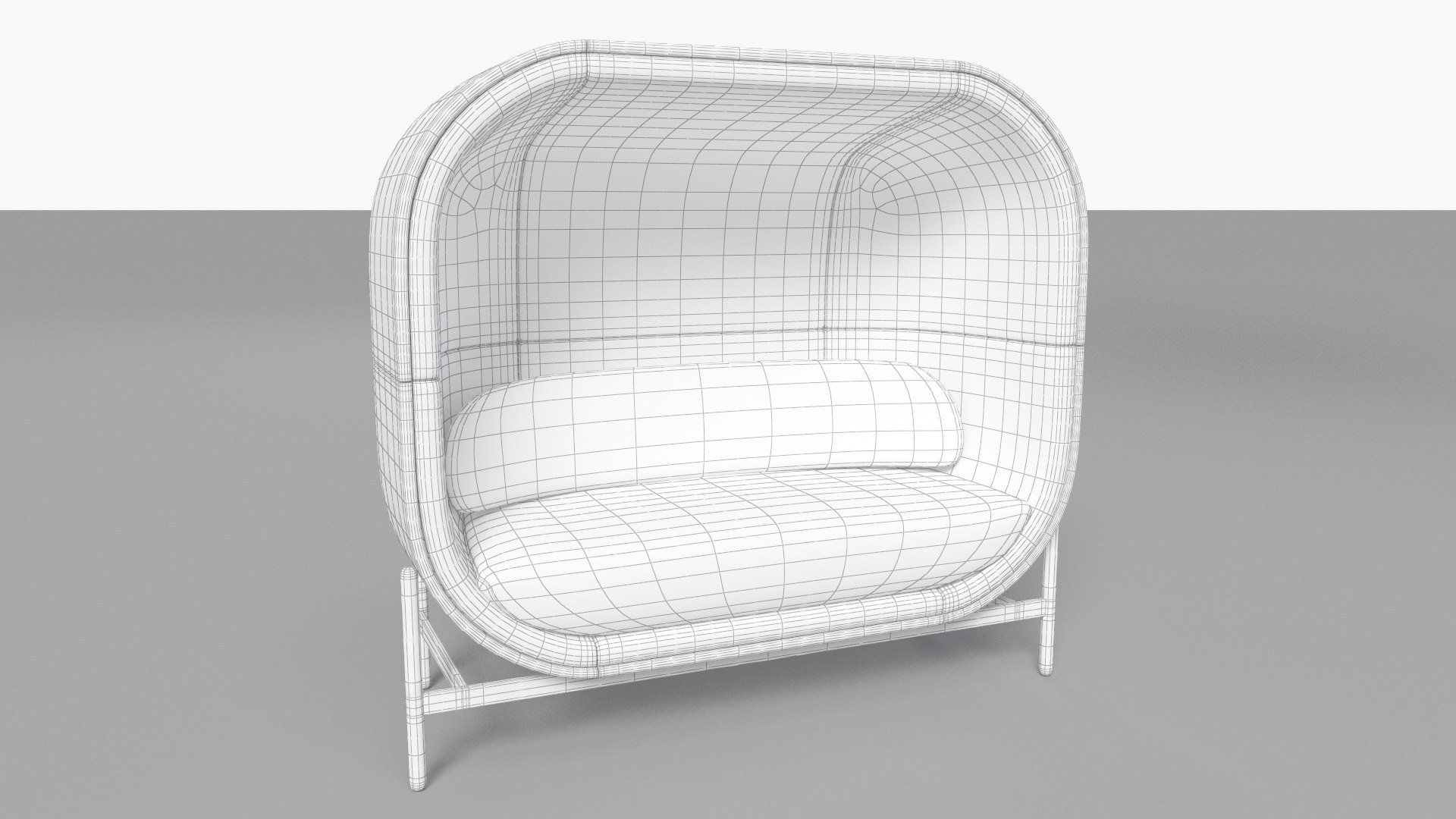 3D Capsule Sofa Model - TurboSquid 1722539