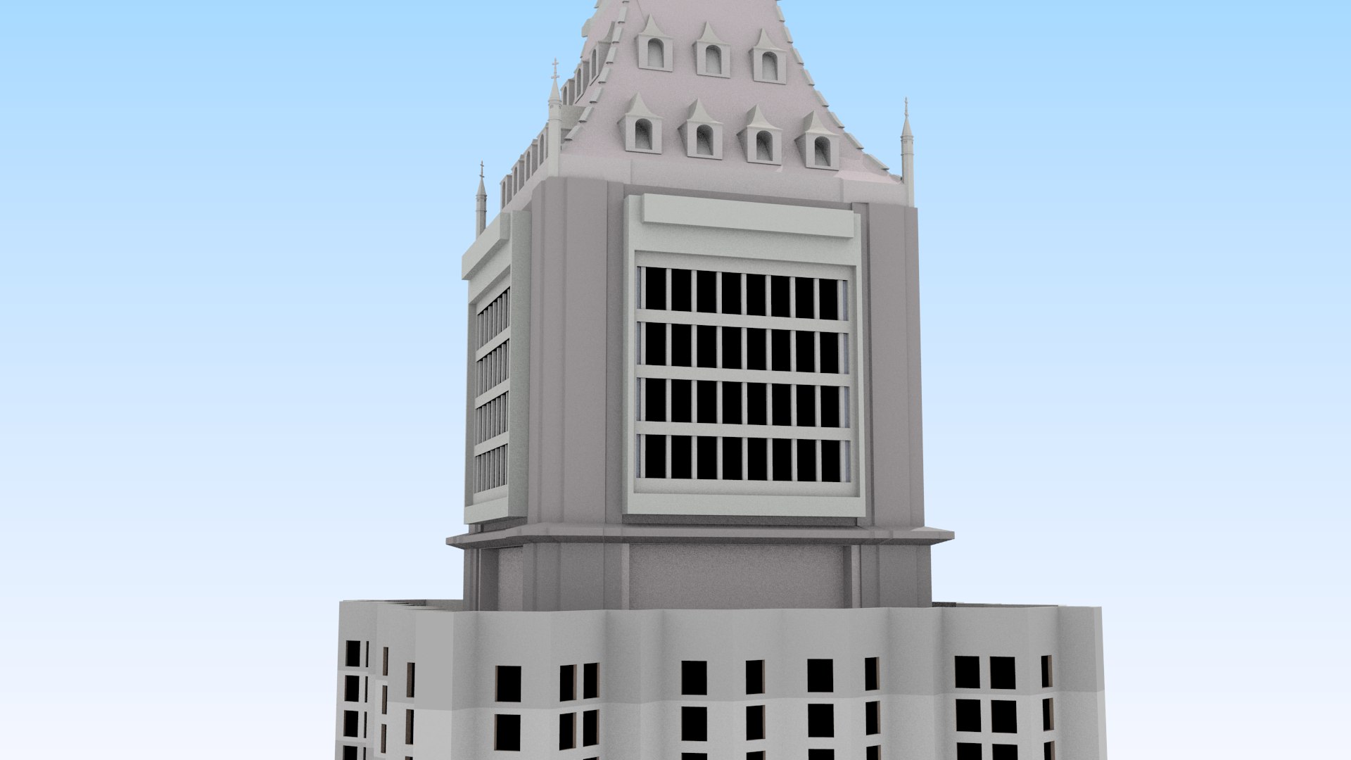 3d skyscraper sky scraper