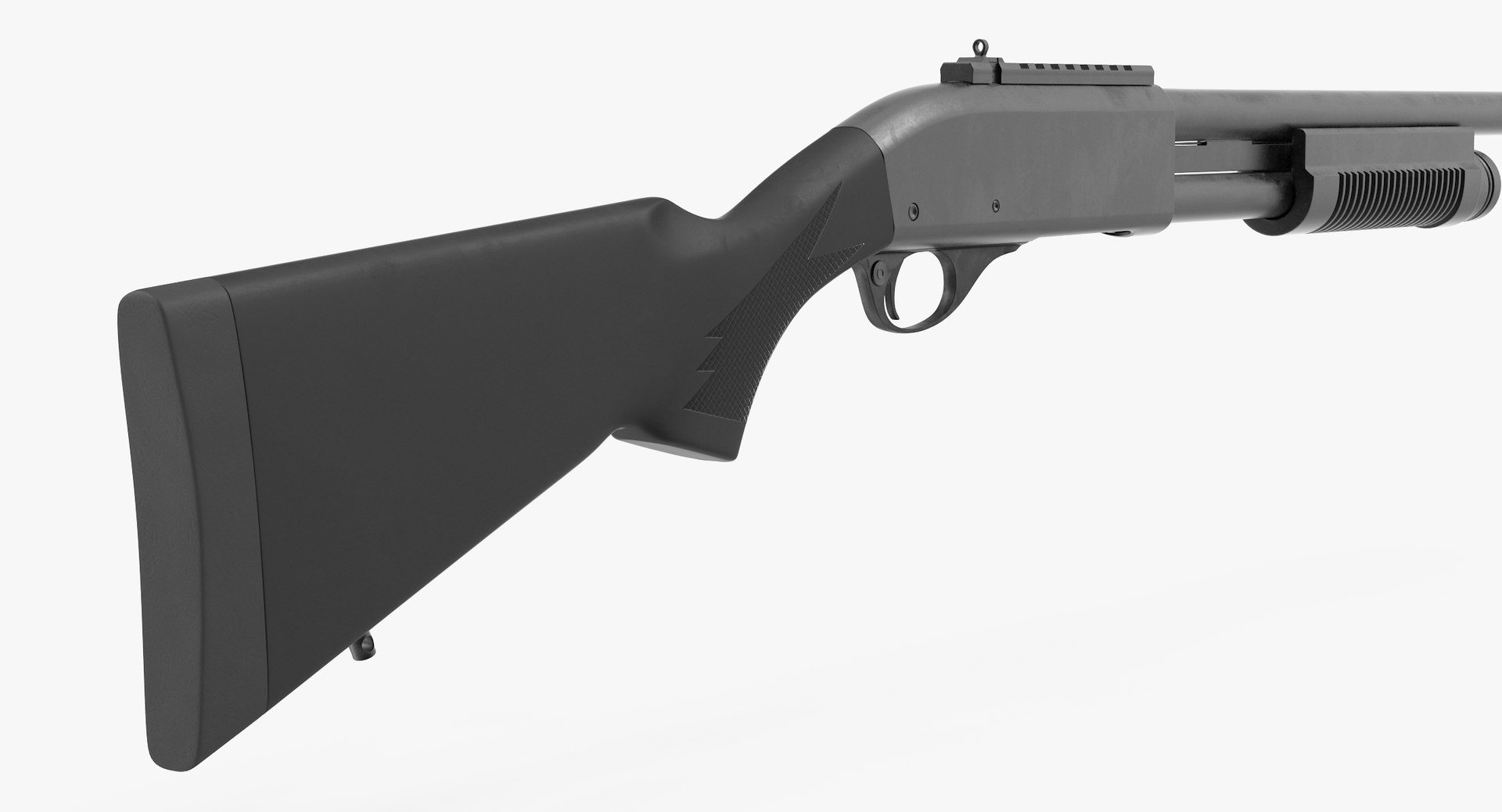 hunting rifle shotgun 3d model