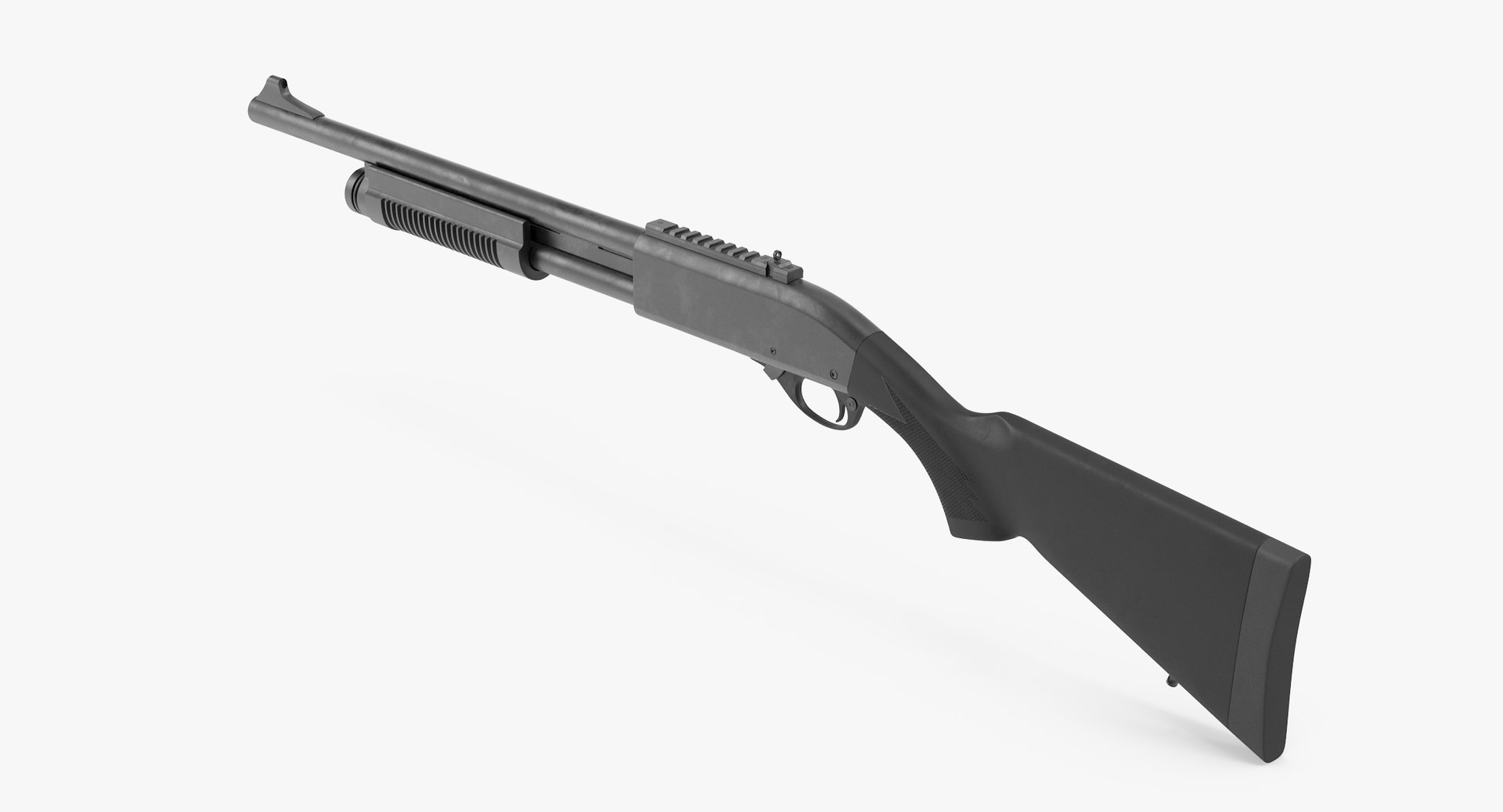 hunting rifle shotgun 3d model
