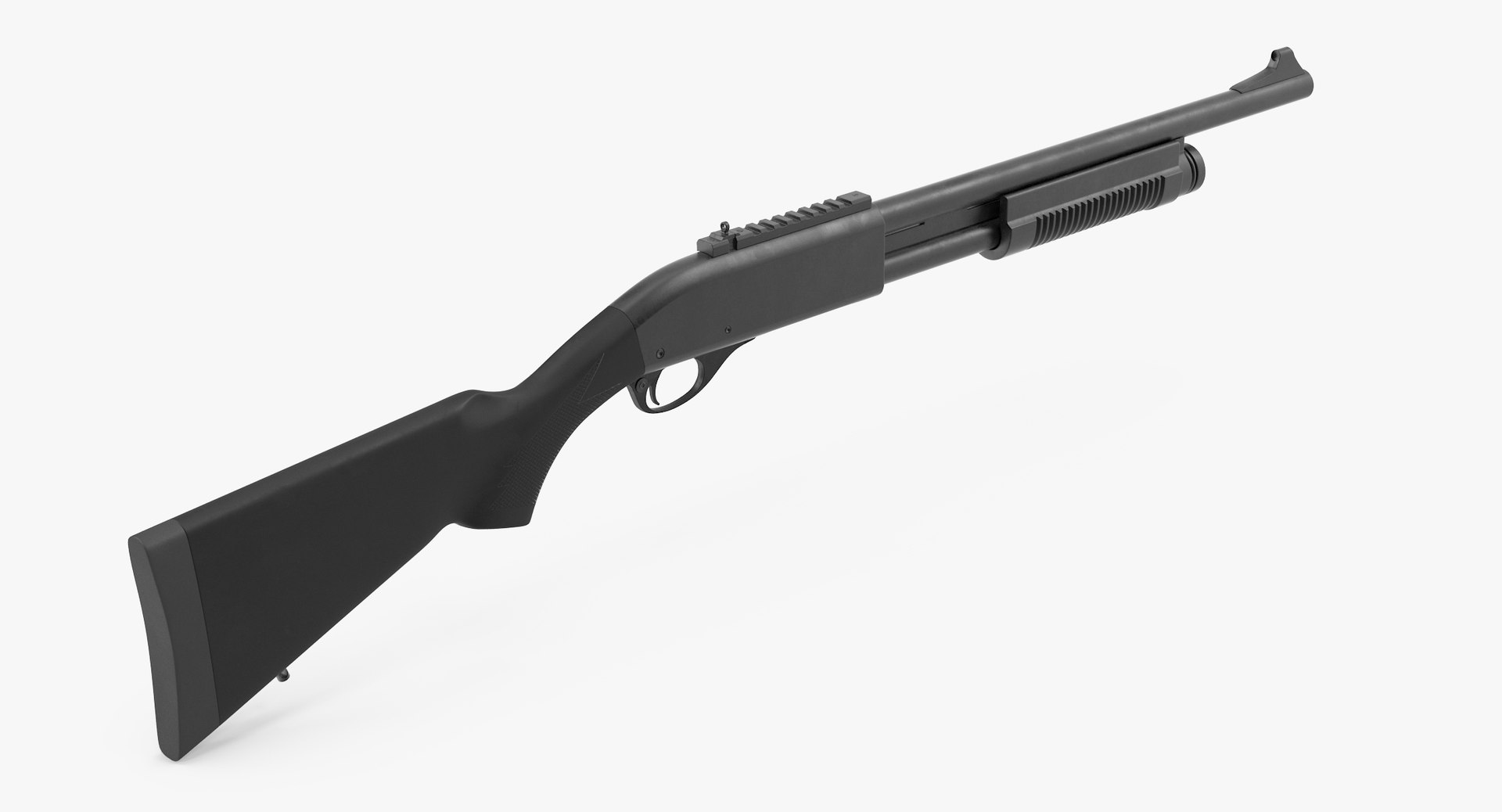 hunting rifle shotgun 3d model