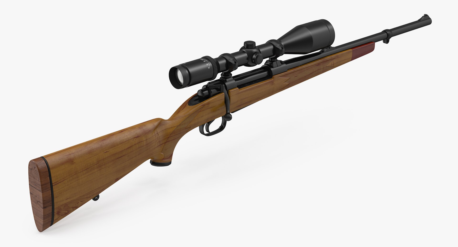 hunting rifle shotgun 3d model