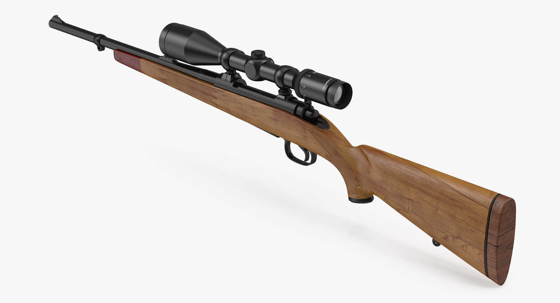 hunting rifle shotgun 3d model