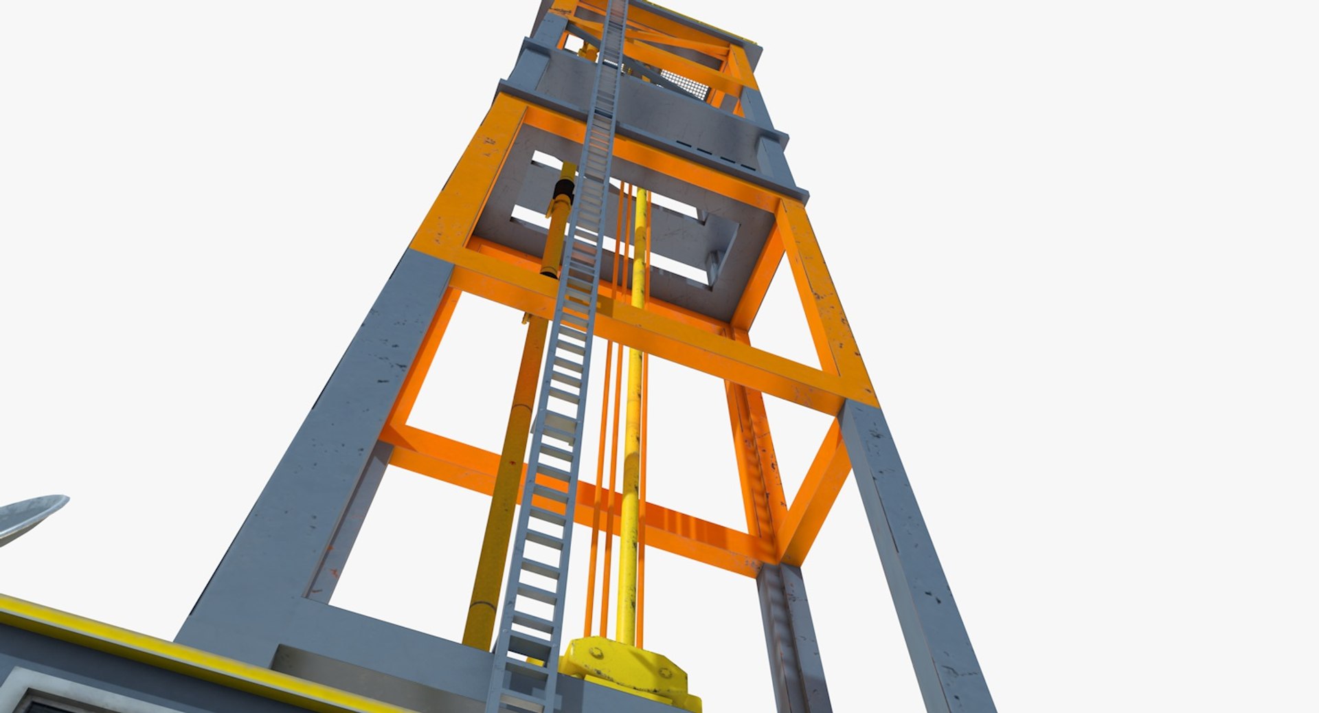 Industrial rig 3D model - TurboSquid 1300985