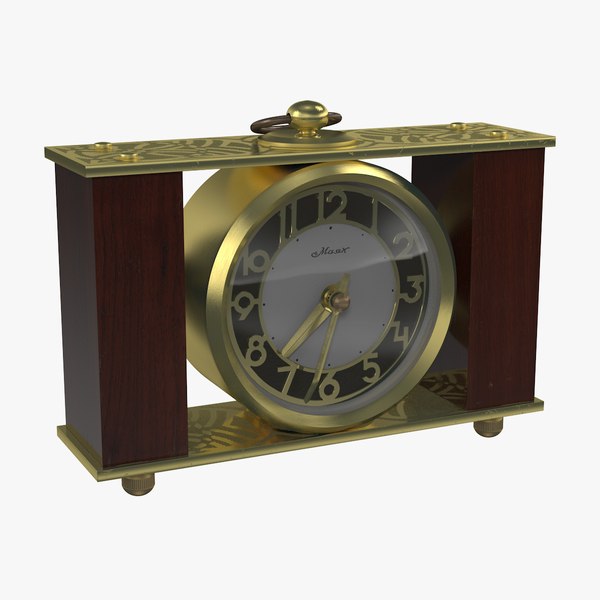 3d model soviet clock