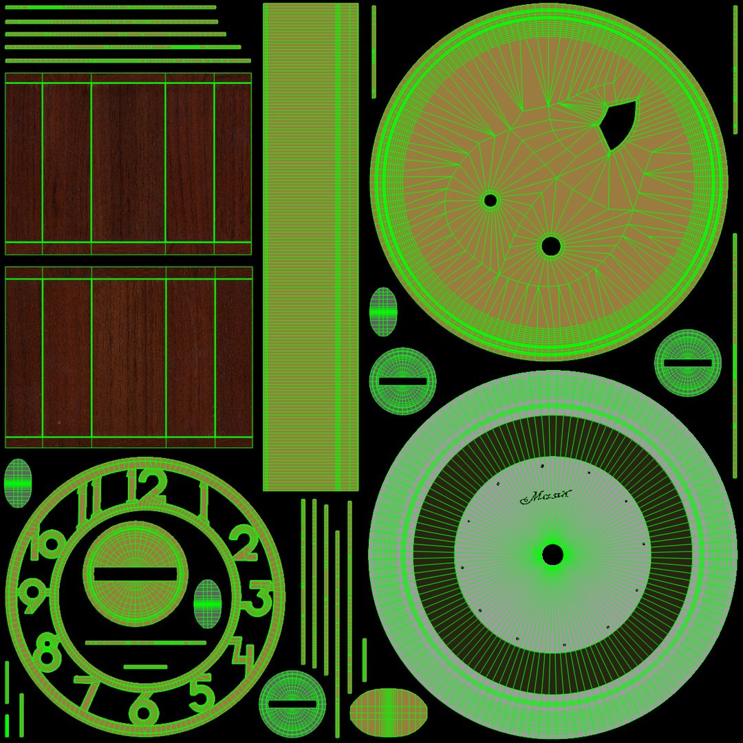 3d Model Soviet Clock