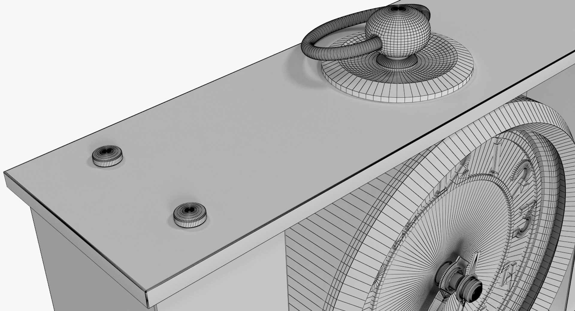 3d Model Soviet Clock