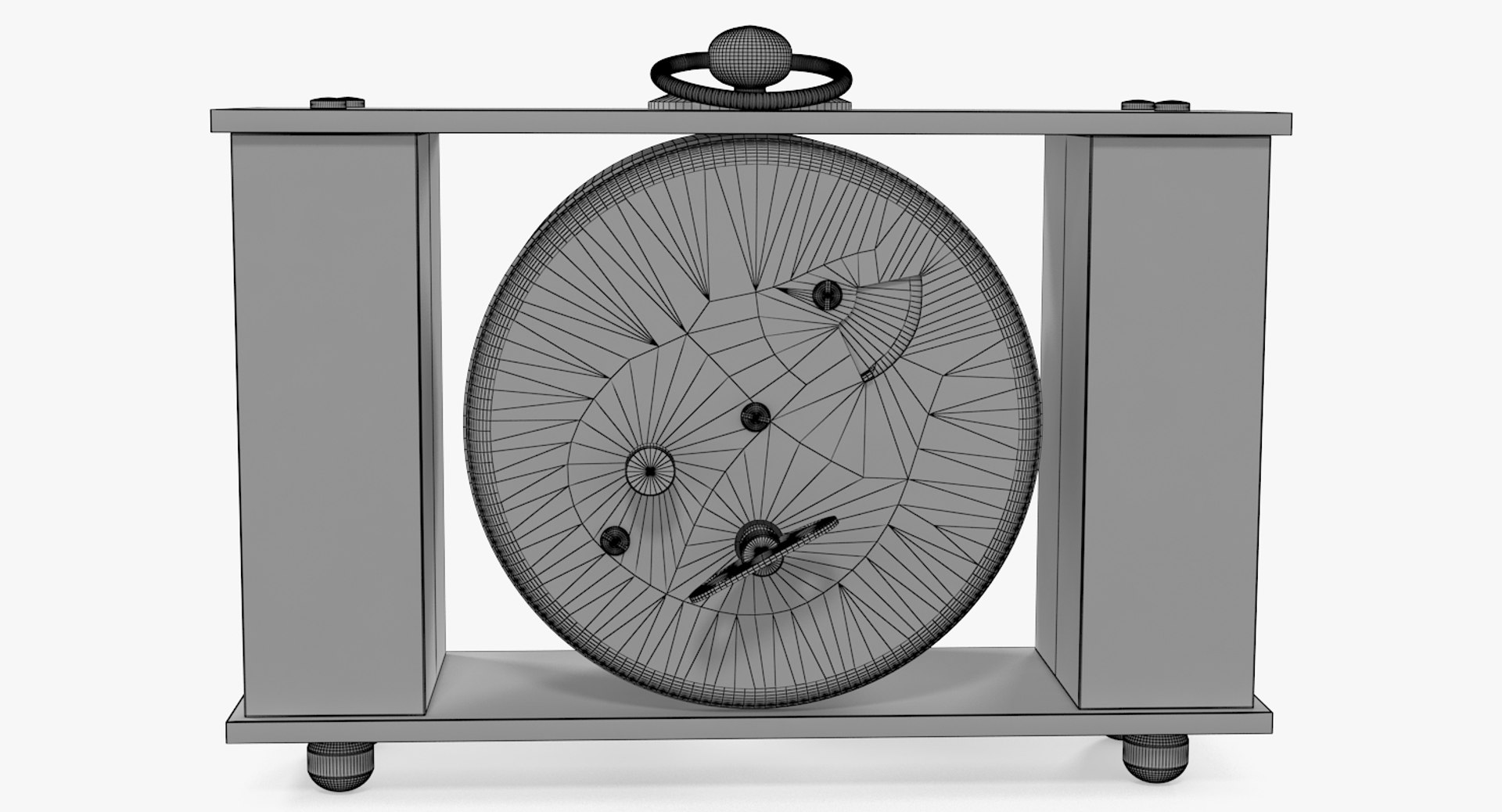 3d Model Soviet Clock