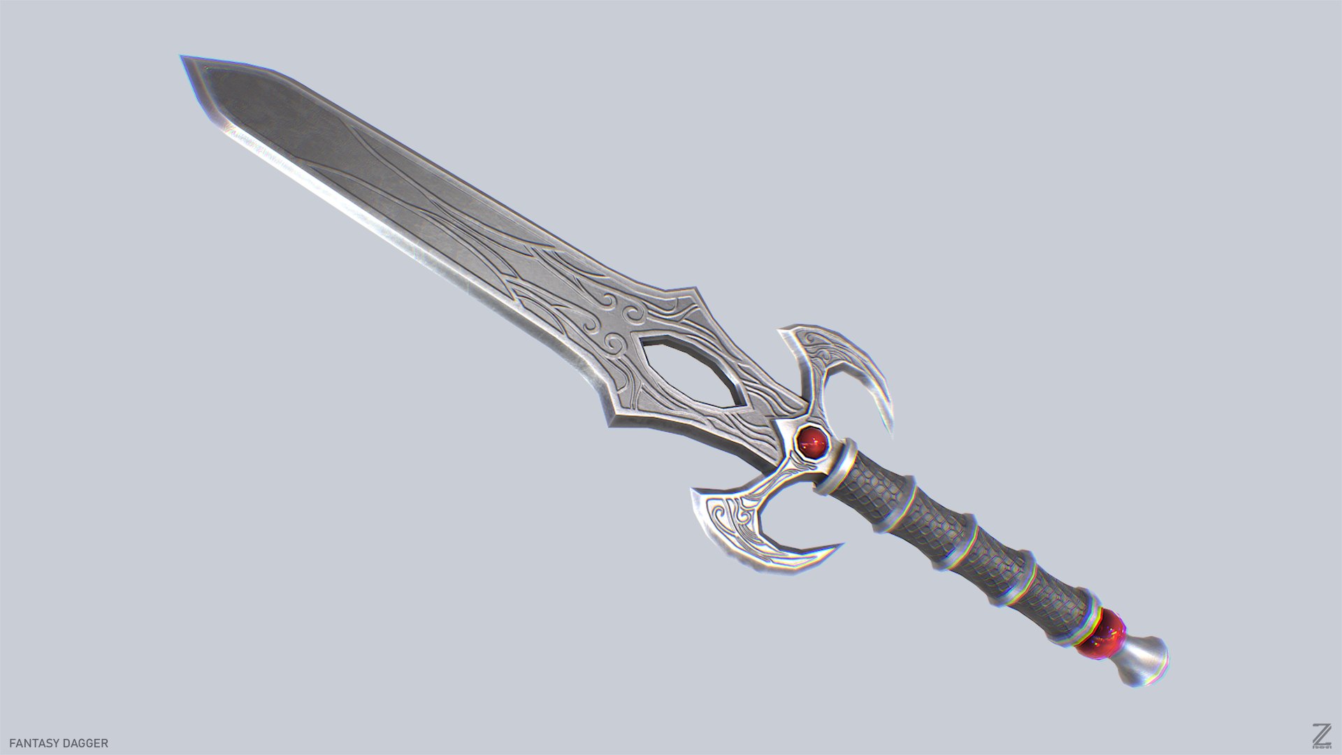 Fantasy Dagger 3D Model - TurboSquid 2230854