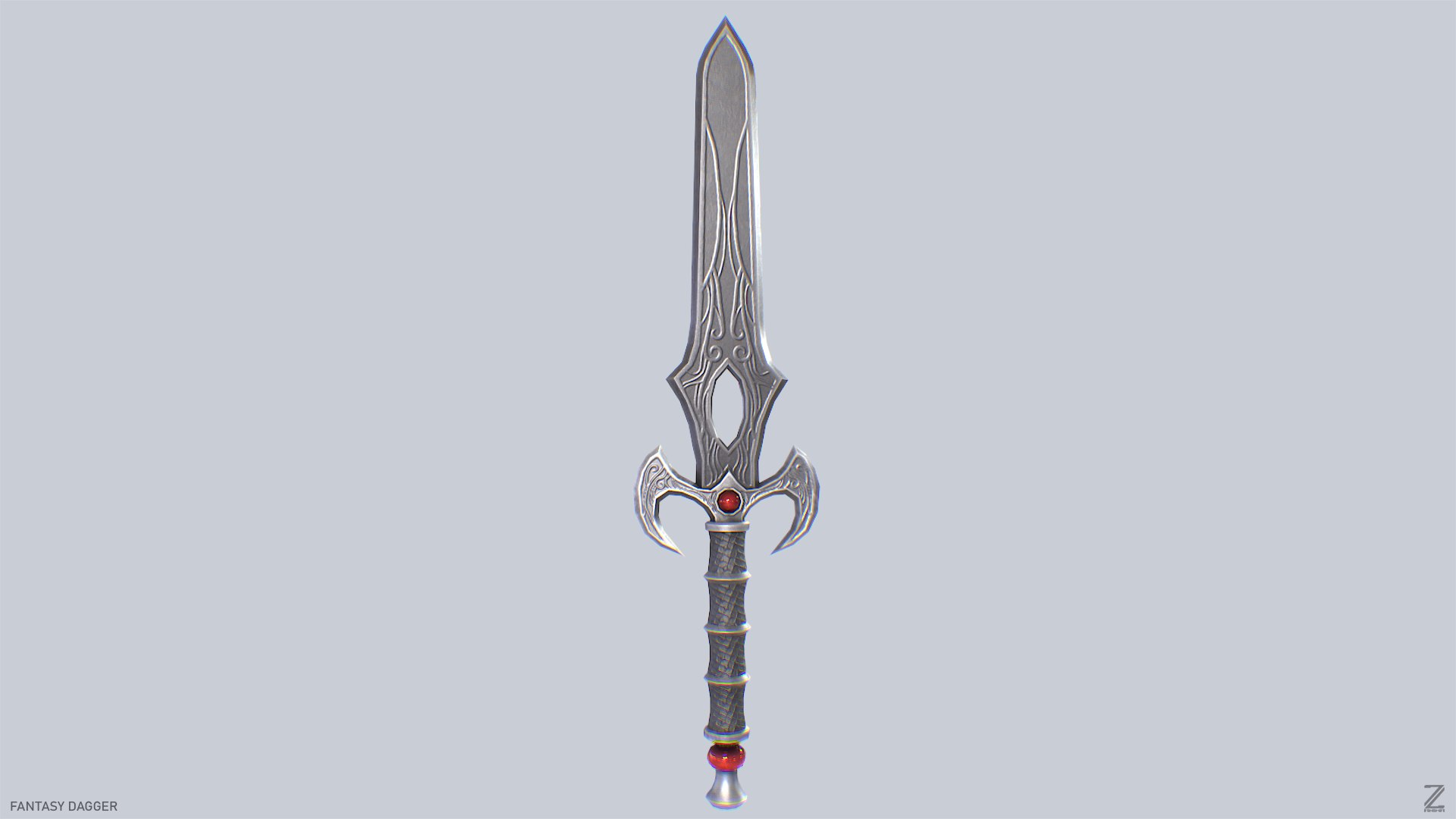 Fantasy Dagger 3D Model - TurboSquid 2230854