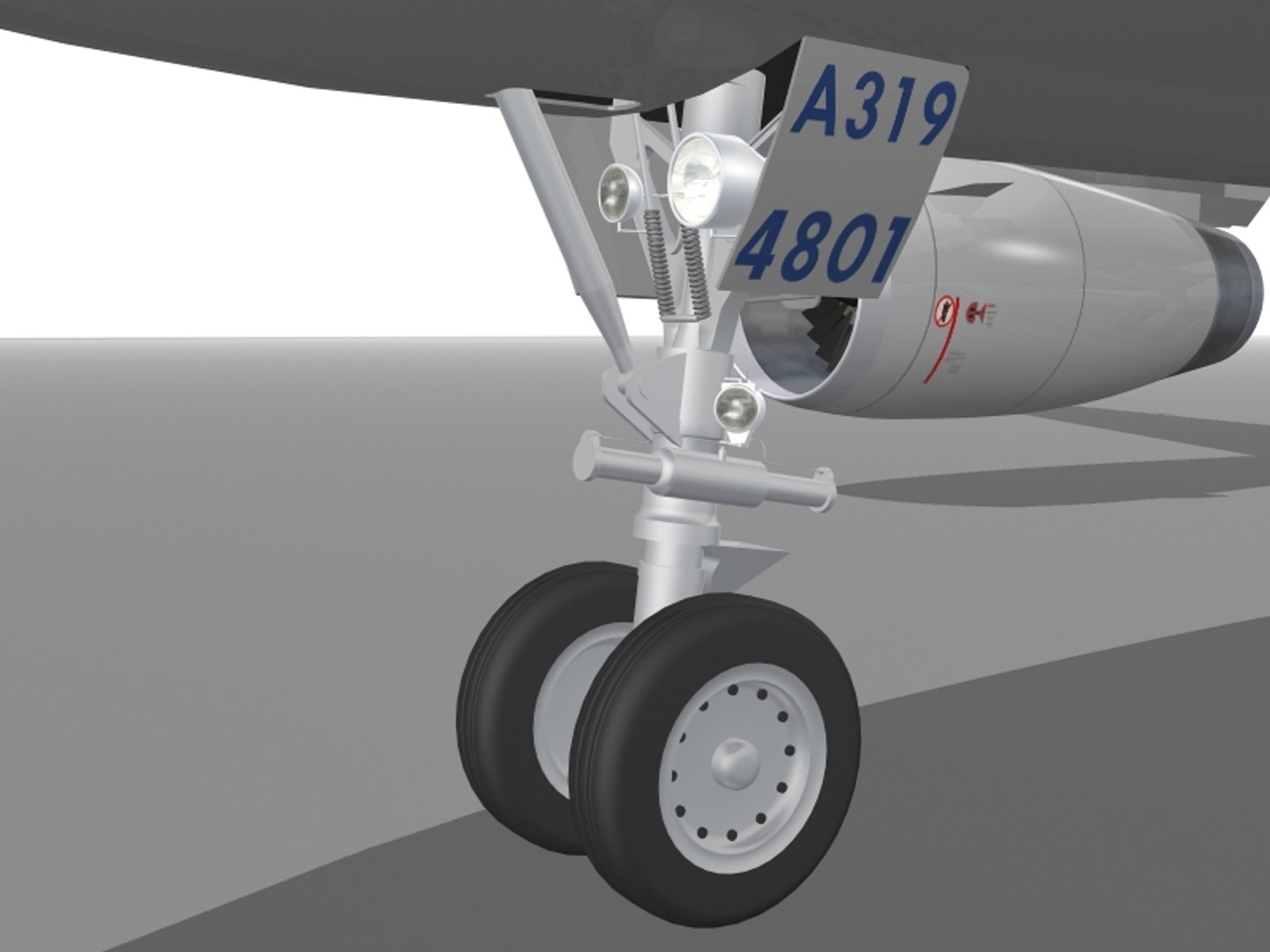 Dwg Airbus A319 United Airlines