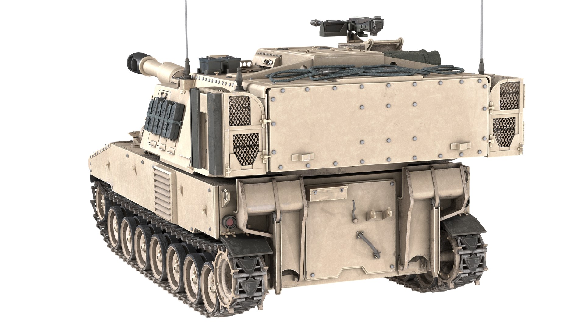 M109A6 Paladin Howitzer 3D - TurboSquid 2250441