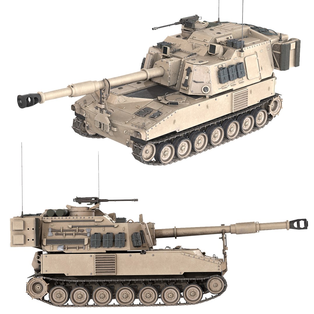 M109A6 Paladin Howitzer 3D - TurboSquid 2250441