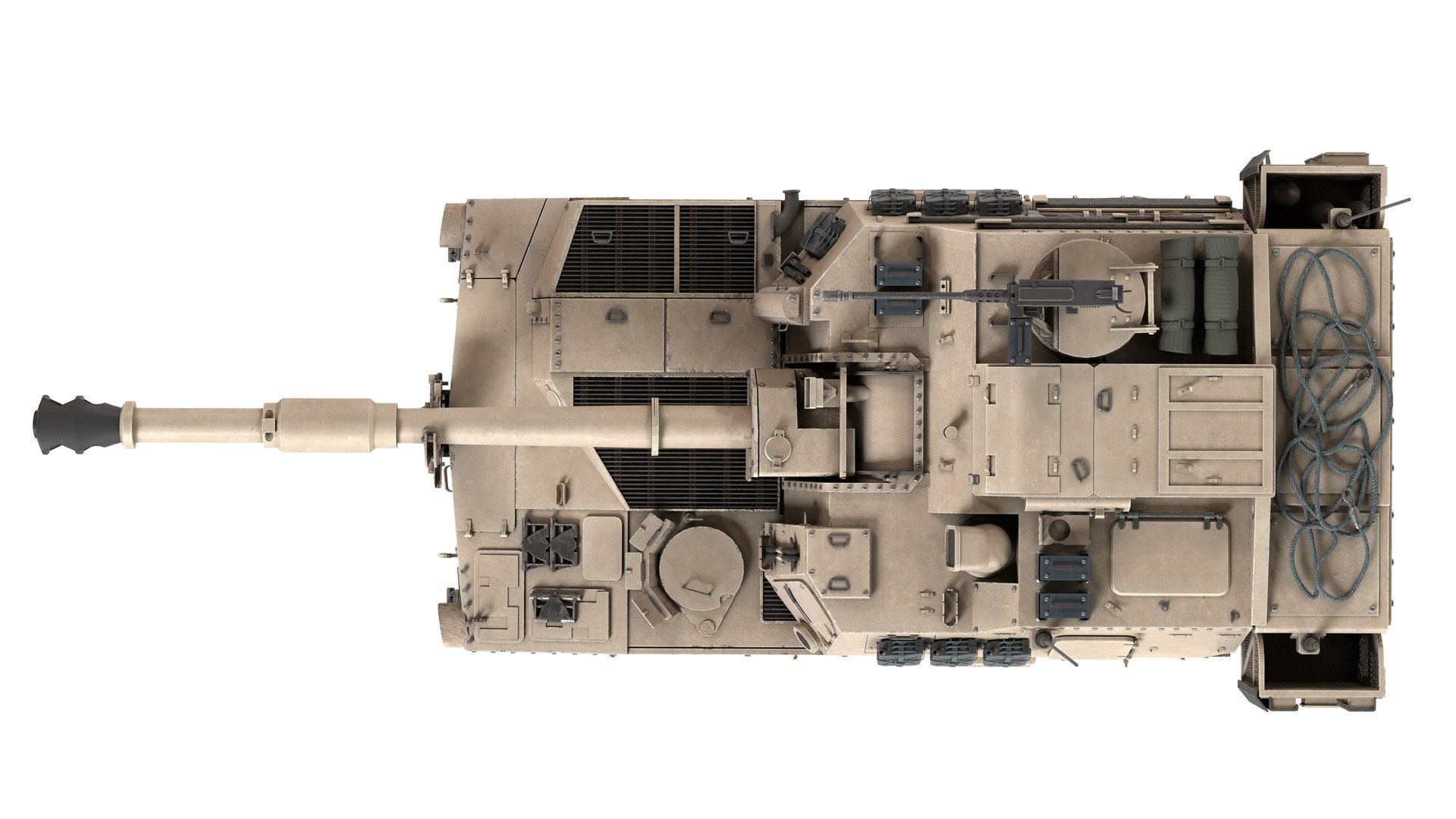 M109A6 Paladin Howitzer 3D - TurboSquid 2250441