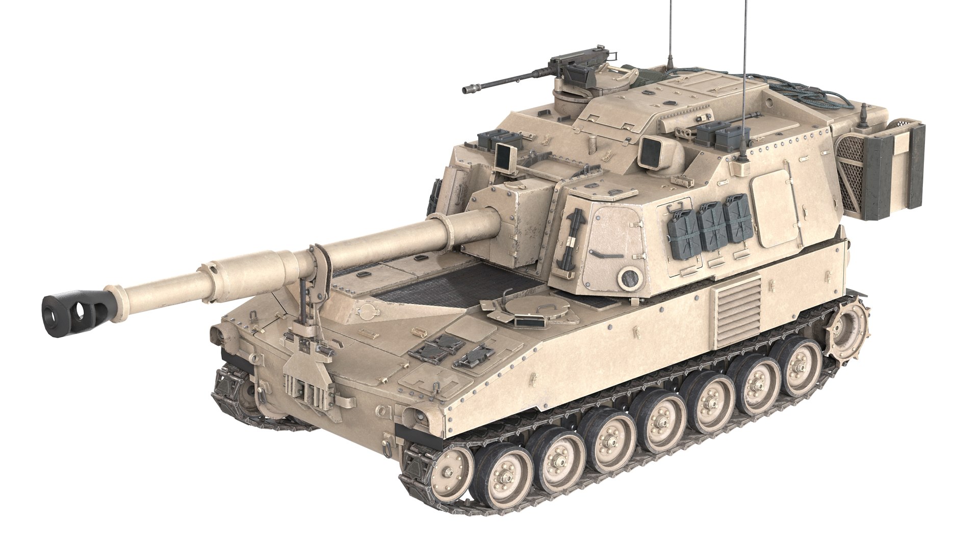 M109A6 Paladin Howitzer 3D - TurboSquid 2250441
