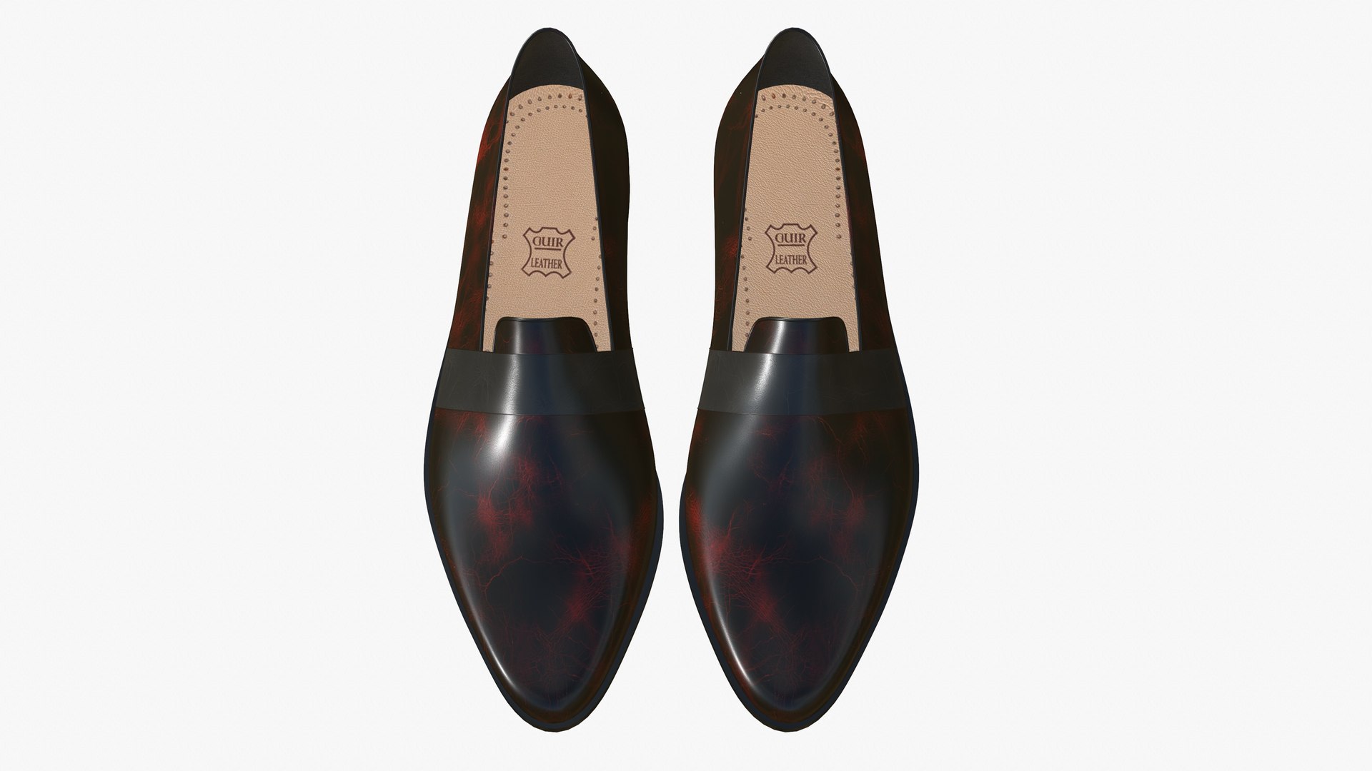Realistic Leather Shoes Fashion New Design model - TurboSquid 1945851