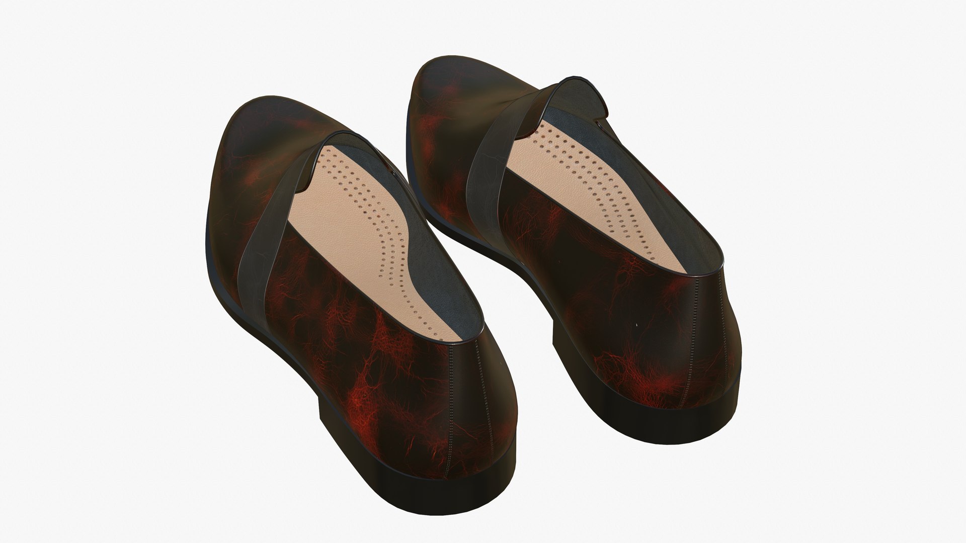 Realistic Leather Shoes Fashion New Design model - TurboSquid 1945851