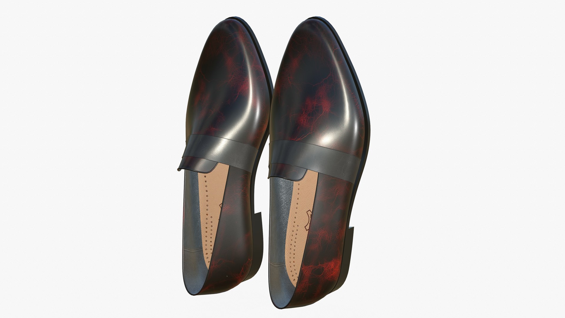 Realistic Leather Shoes Fashion New Design model - TurboSquid 1945851