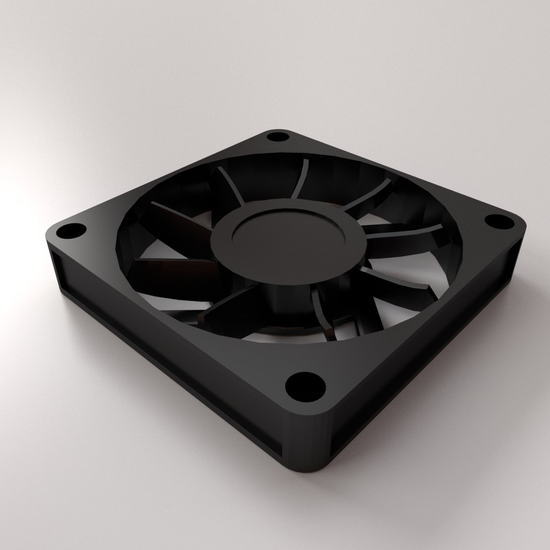 Cooler Fan Model - TurboSquid 1747169