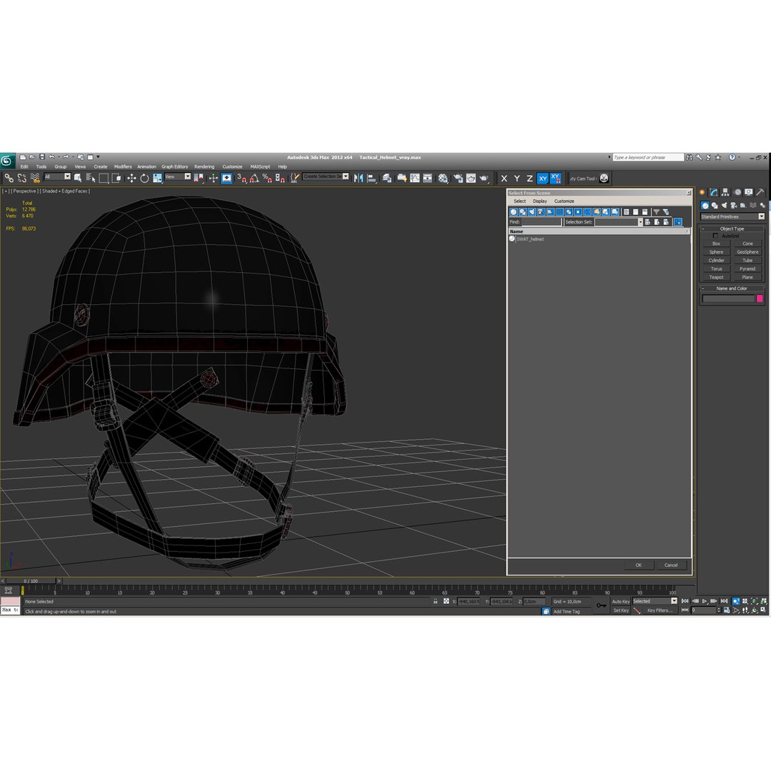 3d Model Tactical Helmet