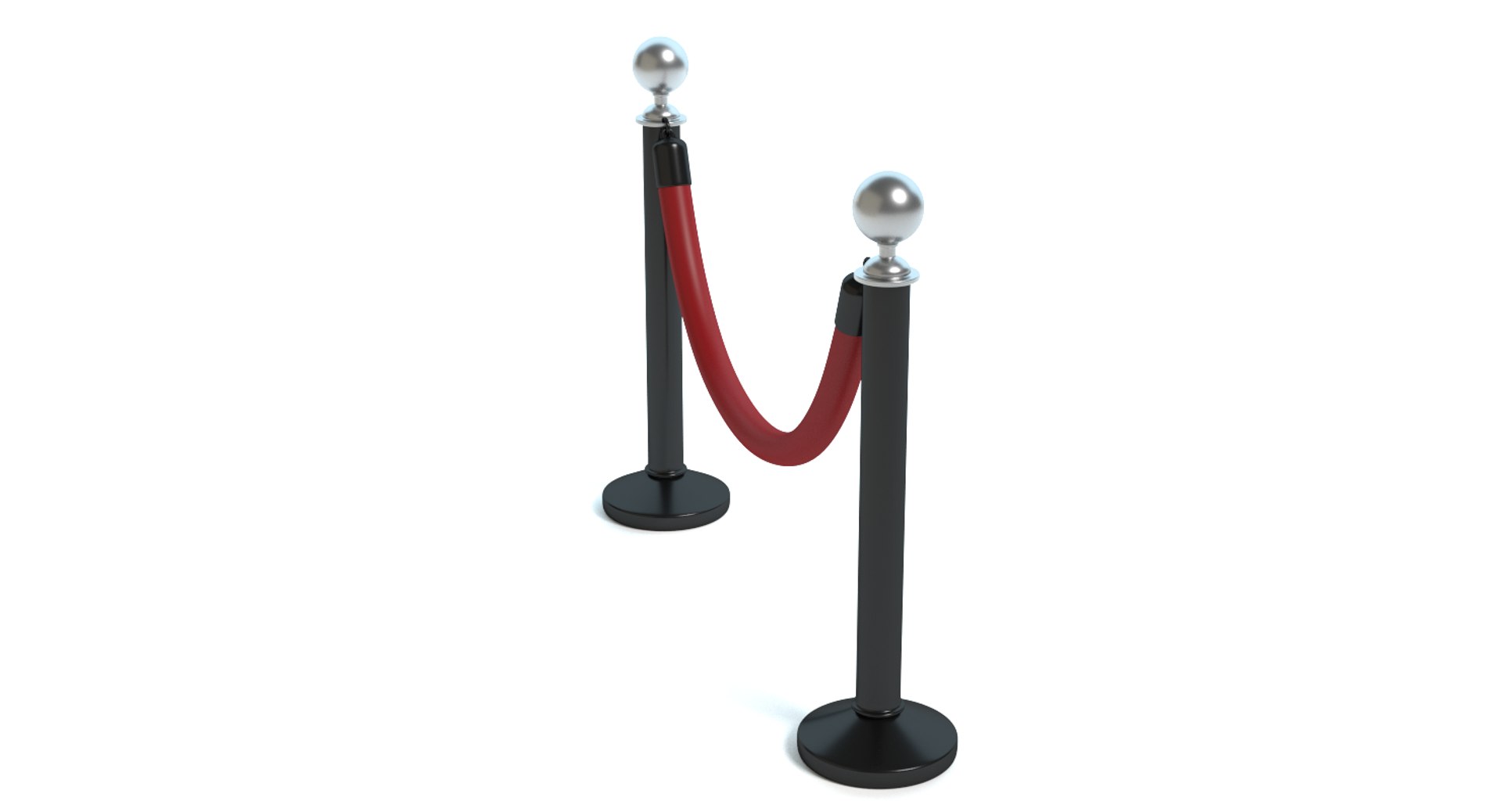 3d Model Stanchion Posts