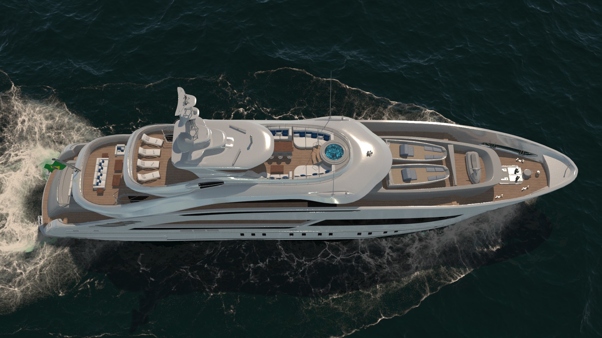 3D Ingrid Yacht Dynamic Simulation - TurboSquid 2236410