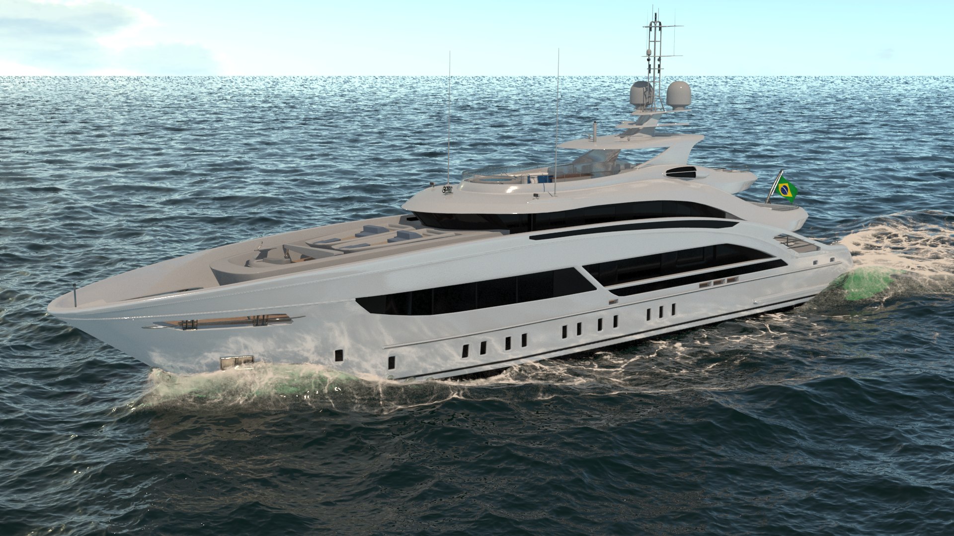 3D Ingrid Yacht Dynamic Simulation - TurboSquid 2236410