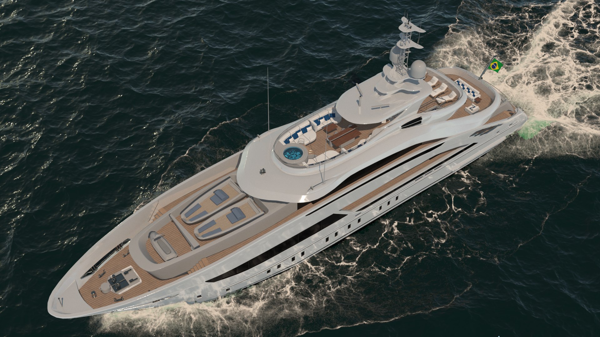 3D Ingrid Yacht Dynamic Simulation - TurboSquid 2236410