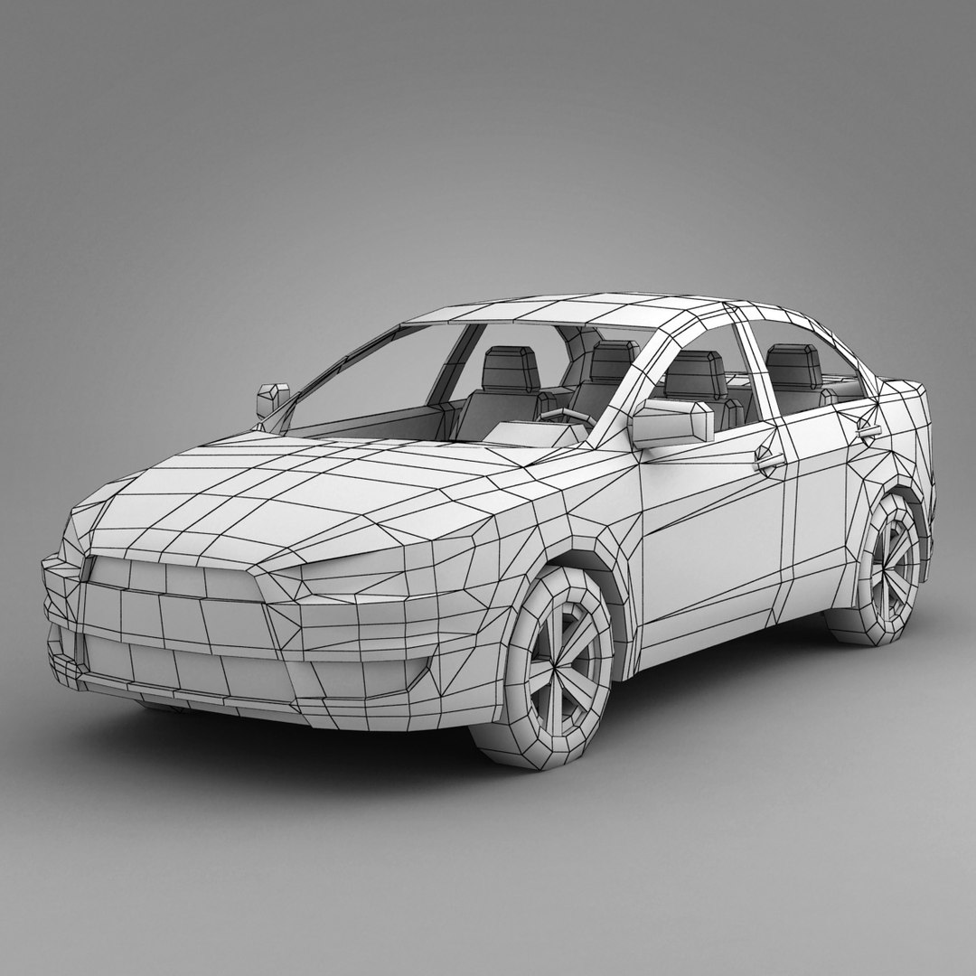 3ds Rusty Mitsubishi Lancer