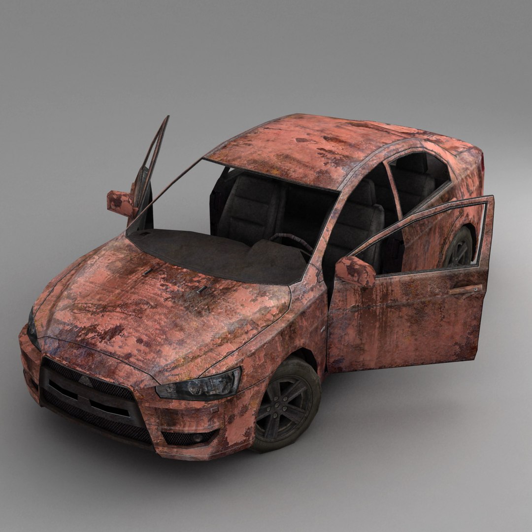 3ds Rusty Mitsubishi Lancer