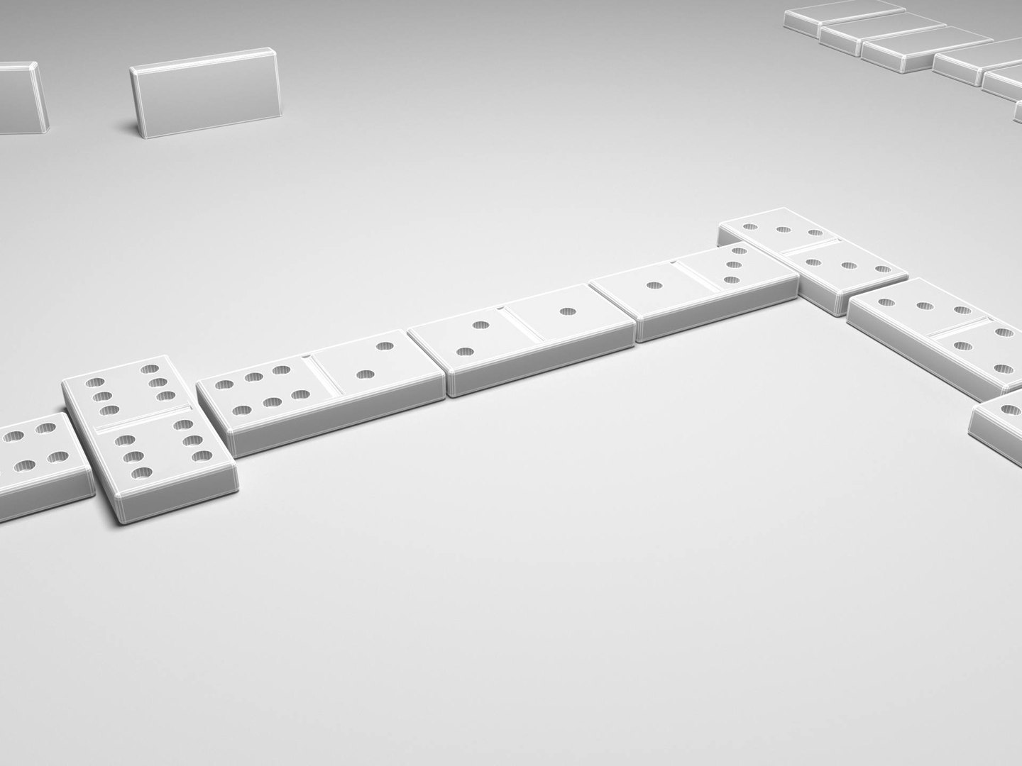 3D Domino Set Model - TurboSquid 1451941