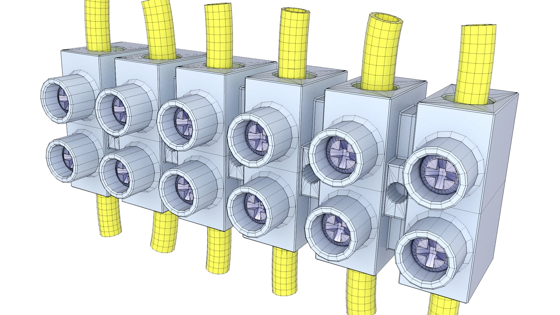 3D Block Terminal Electric - TurboSquid 1598605