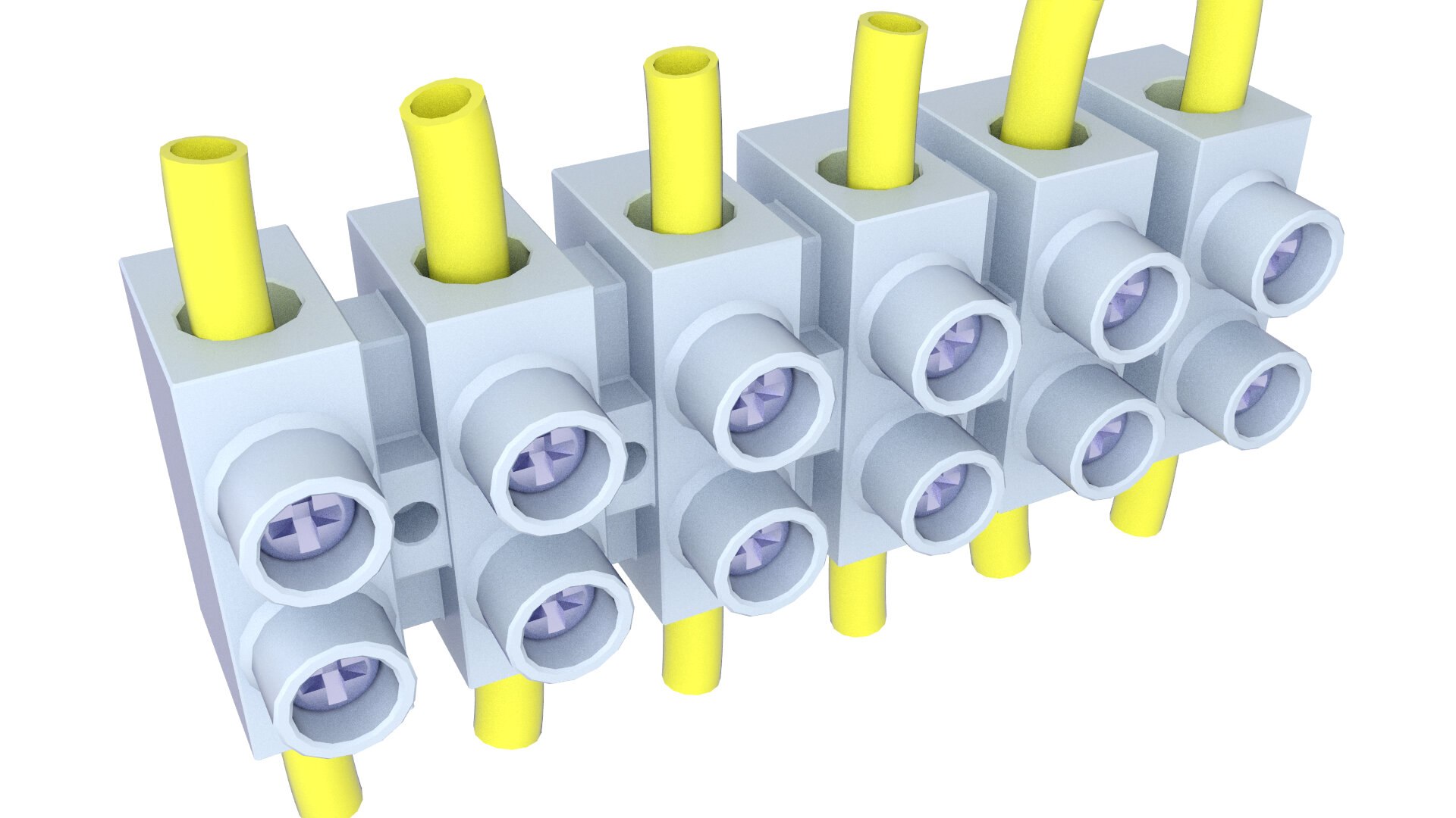 3D Block Terminal Electric - TurboSquid 1598605