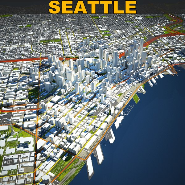 3D Seattle Models | TurboSquid