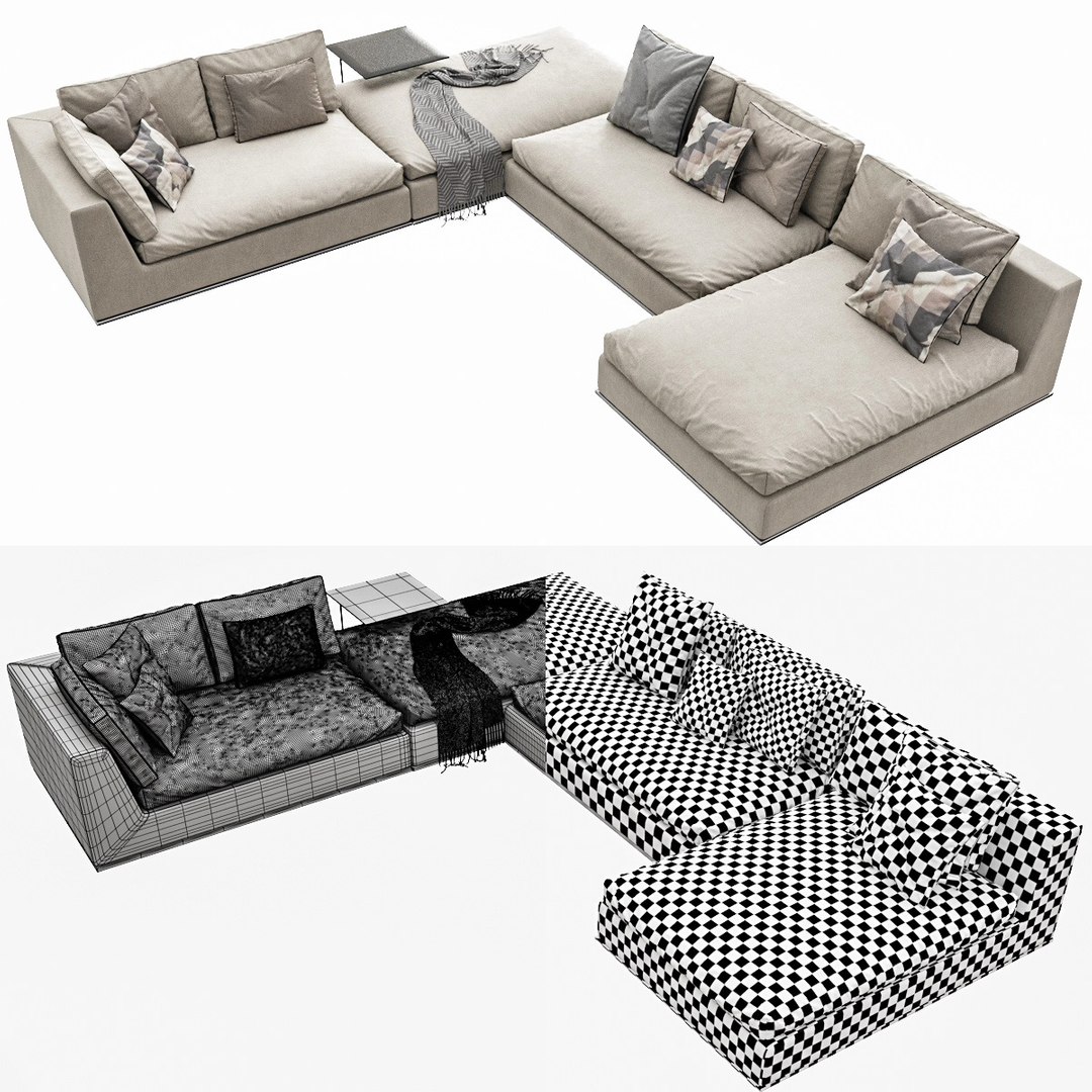 3D Model Hamilton Sofa - TurboSquid 1411744