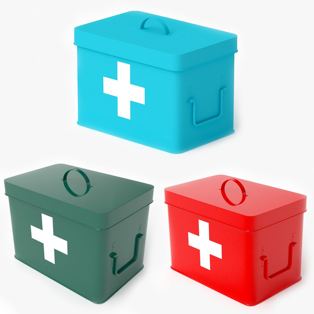 3D First Aid Kits Collection - TurboSquid 2171606