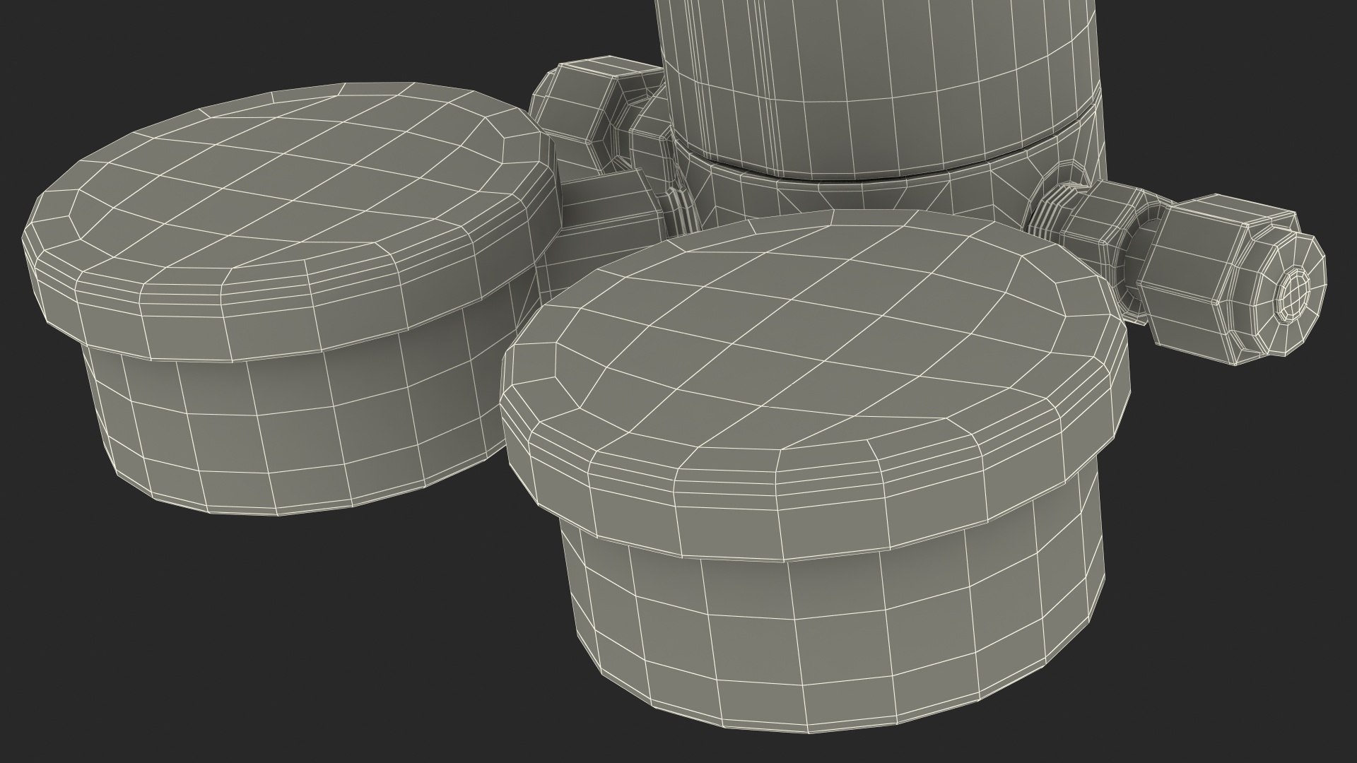 3D model Gas Regulator with Two Gauges - TurboSquid 1956080