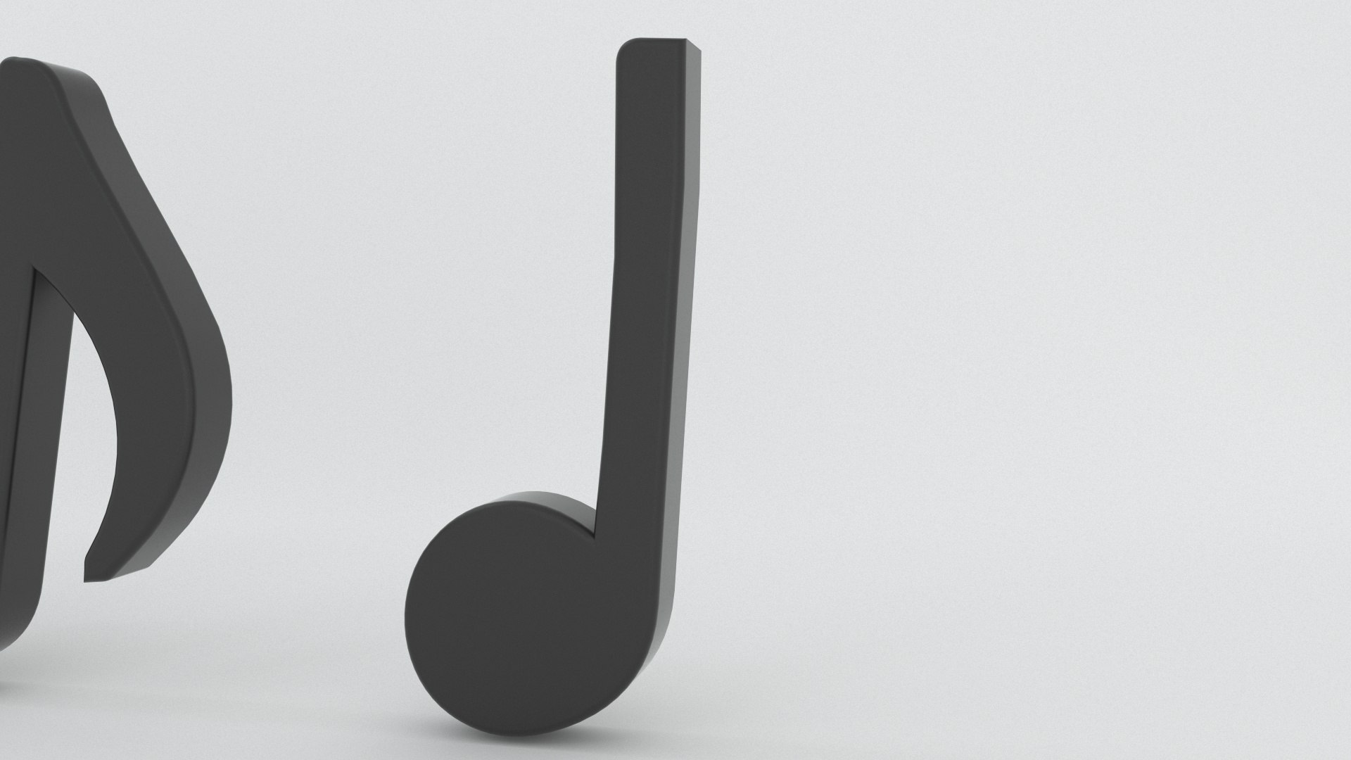 3D 4 In 1 Musical Notes Keys Model - TurboSquid 1762969