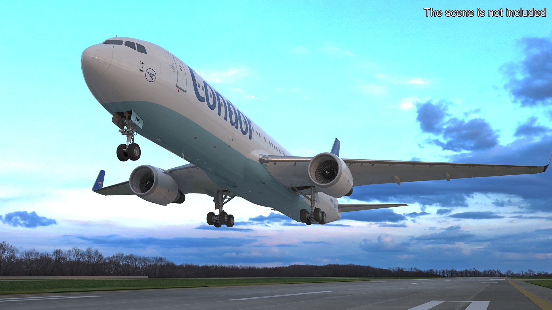 3D Model Condor Airlines Boeing 767 Airliner - TurboSquid 2372368