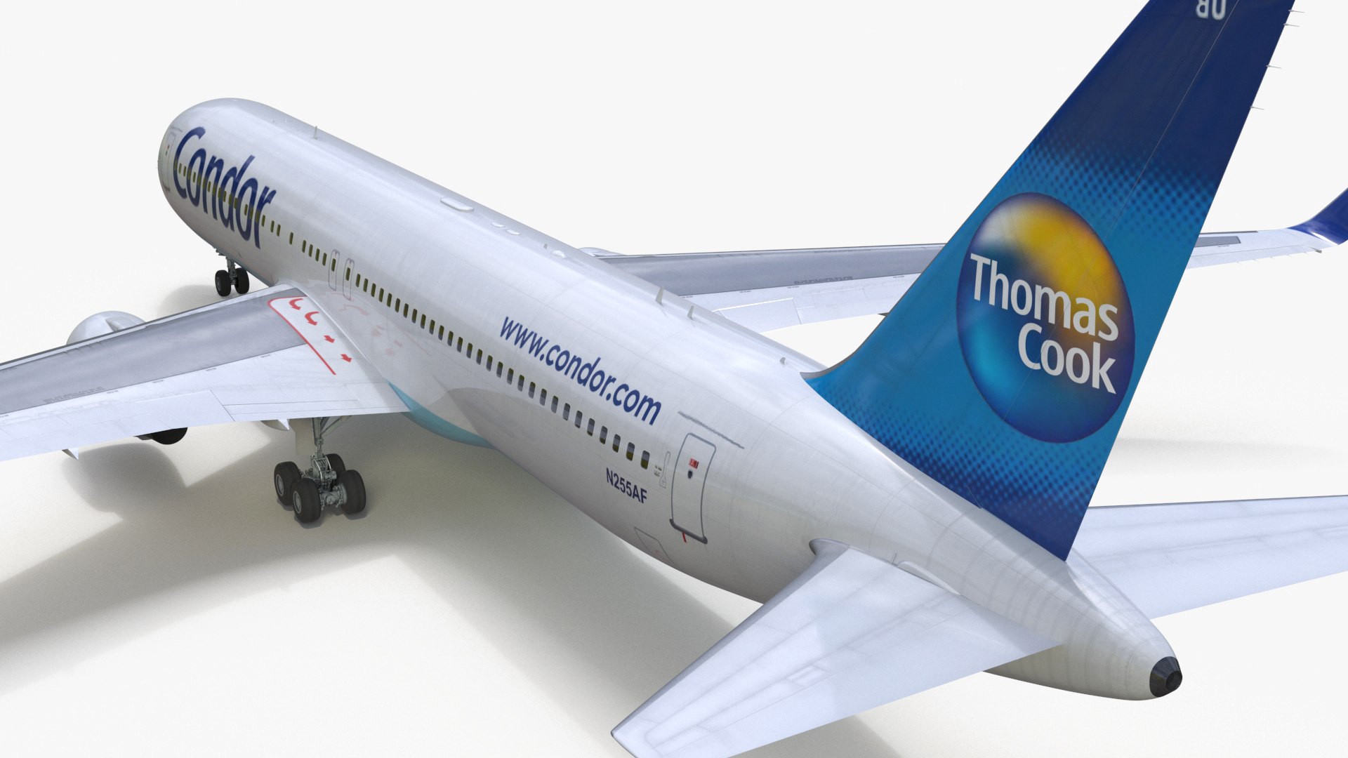 3D Model Condor Airlines Boeing 767 Airliner - TurboSquid 2372368